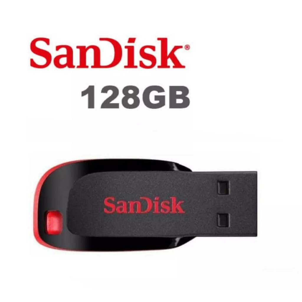 Jual Flashdisk Sandisk Cruzer Blade 128GB 64GB 32GB 16GB 8GB 4GB CZ50 ...