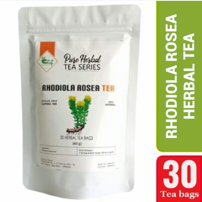 Jual Rhodiola Rosea Tea : Super Adaptogen, Improves Brain (30 Tea Bag ...
