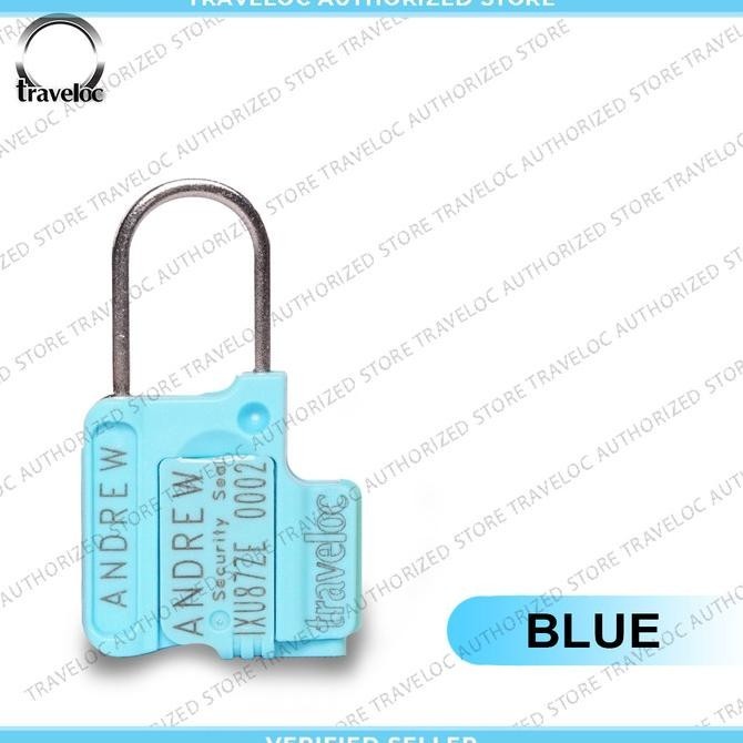 Jual Personalised Traveloc Blue - Segel Seal Pengaman Koper Anda ...