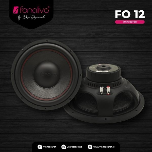 Jual Subwoofer 12 Inch Fonalivo FO 12/FO12/FO-12/Vox Gen2 (by Vox ...