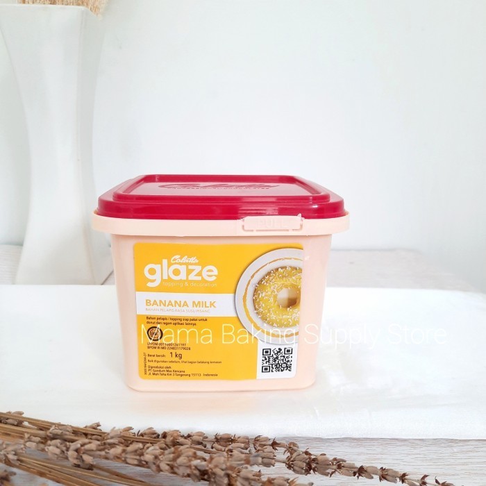 Jual COLATTA GLAZE GLAZING BANANA MILK SAUCE TOPPING DONAT PISANG 1 KG ...