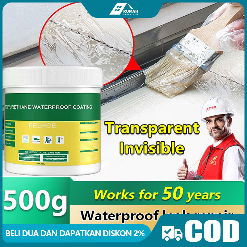 Jual 500G-1Kg Lem Transparan Transparant Bening Anti Bocor Rembes ...