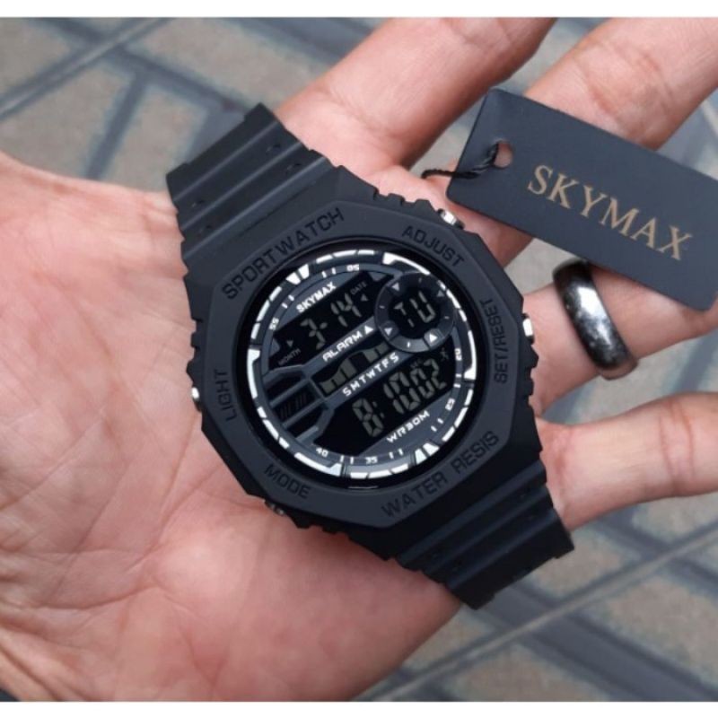 Jual Jam Tangan SKYMAX 2023 Pria Wanita Waterproof Standar Militer Bisa ...