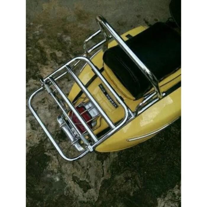 Jual VESPER'S BACKRACK/BACK RACK MADRID/VESPA CLASSIC/KLASIK/VESPA TUA ...
