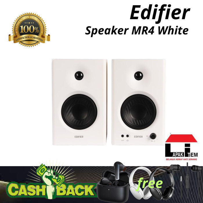 Jual Speaker Edifier MR4 Active 2.0 Monitoring studio Bookshelf white ...