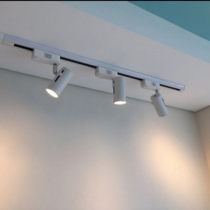 Jual KAP LAMPU SET 1 METER ISI 2 LAMPU TRACK LIGHT REL LAMPU 1 METER ...