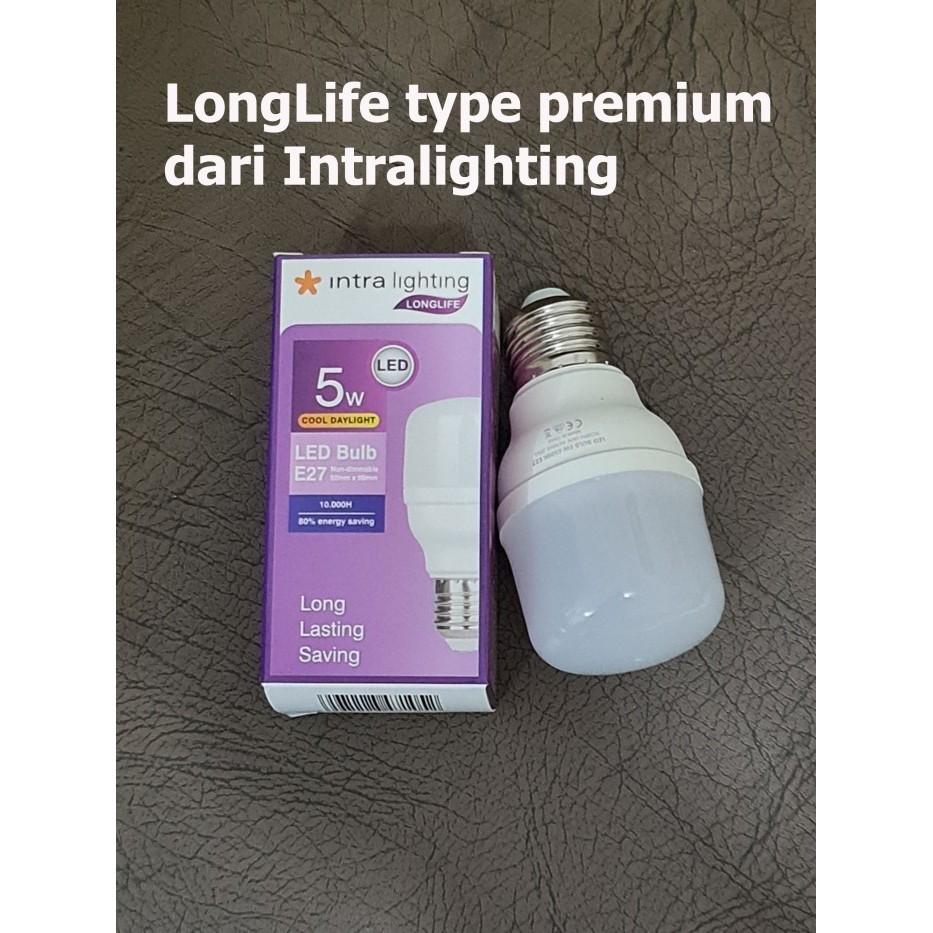 Jual LAMPU LED 5W LONGLIFE - PREMIUM KAPSUL INTRA LIGHTING PUTIH GRS 2 THN PRODUK PILIHAN ...