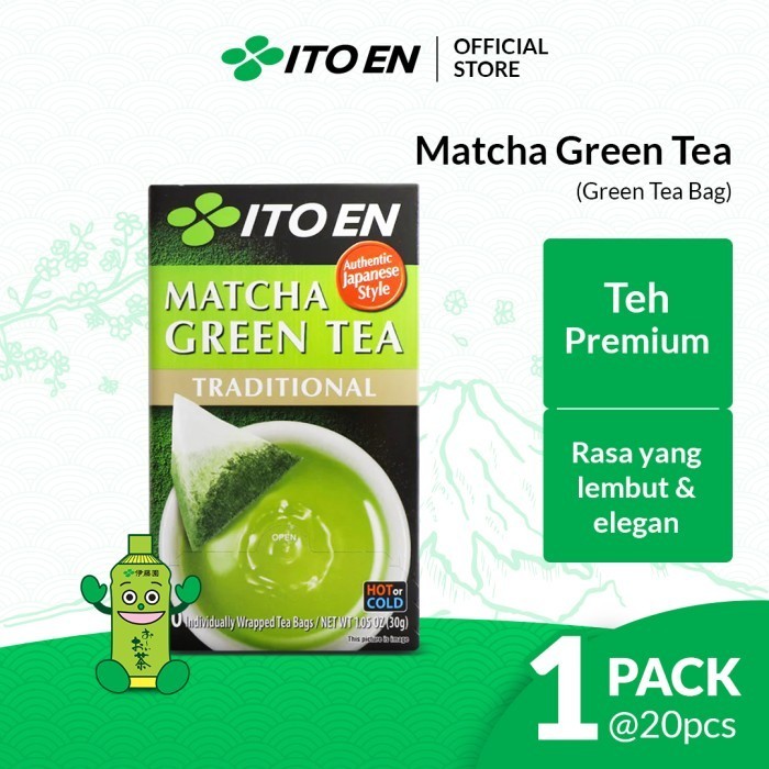 Jual ITO EN Teh Celup Matcha Green Tea 1 Pack isi 20 pcs | Shopee Indonesia