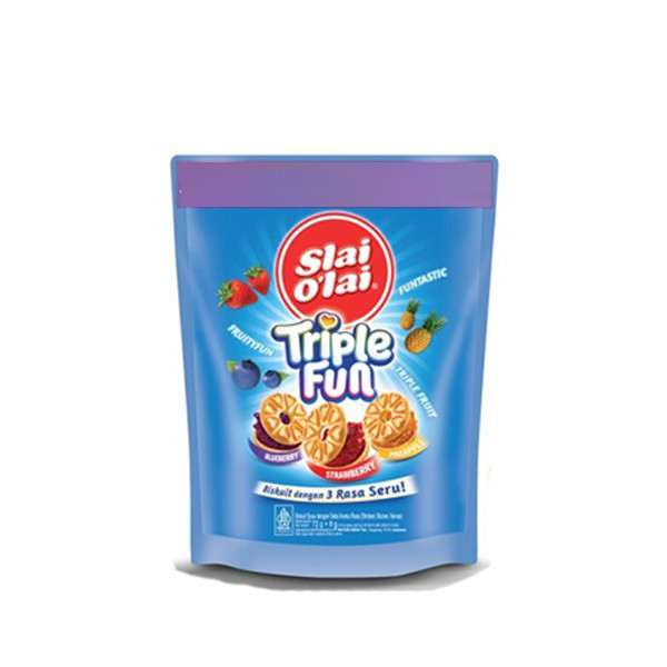 Jual SLAI O'LAI TRIPLE FUN POUCH 80G | Shopee Indonesia