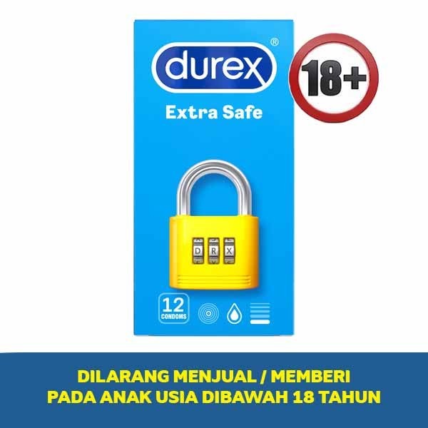Jual KONDOM DUREX EXTRA SAFE 12'S | Shopee Indonesia