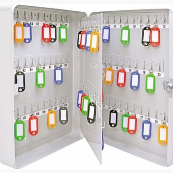 Jual Metal Safety Password Lock Key Box Hook 108 Keys- Tempat Gantung ...
