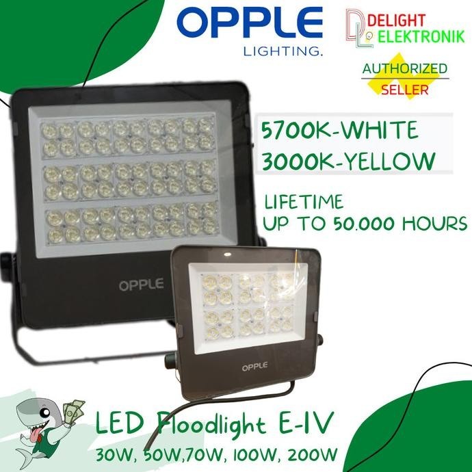 Jual Lampu Sorot LED OPPLE E IV Series Lampu Tembak 30 50 70 100 200W Watt | Shopee Indonesia