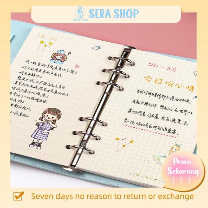 Jual A5 A6 buku diary buku catatan aesthetic diary mini buku catatan ...