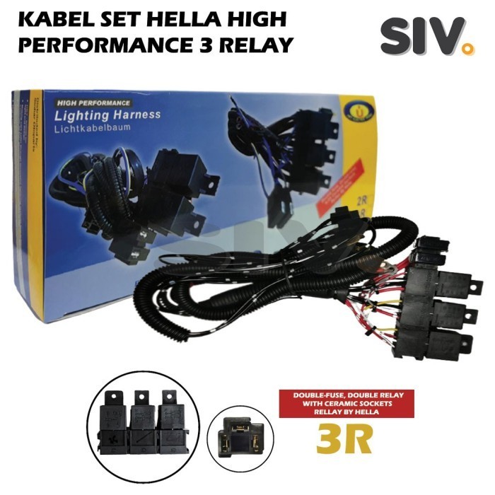 Jual Kabel Relay Set Lampu Depan Headlamp H4 Mobil 3 Relay Original ...