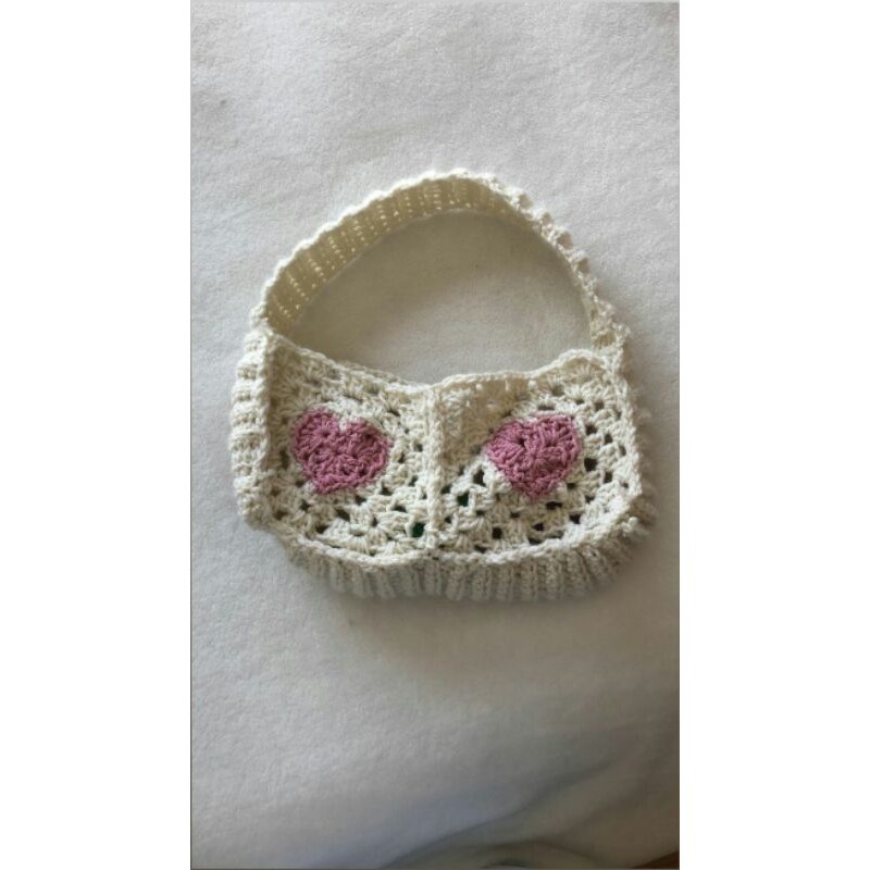 Jual Laff Bag || Tas rajut wanita || Crochet bag aesthetic | Shopee ...