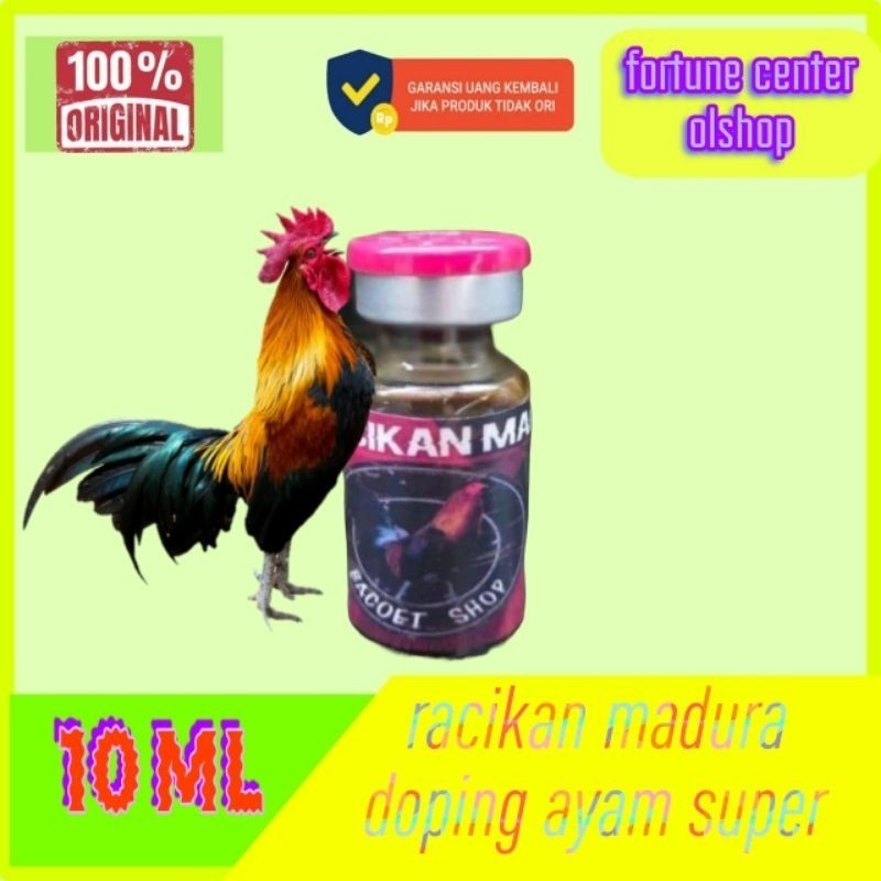 Jual RACIKAN MADURA DOPING AYAM 10 ML OBAT AYAM TARUNG BERTENAGA EXTRA ...