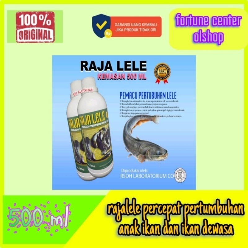 Jual RAJALELE 500 ML PROBIOTIK RAJA LELE 1/2 LITER VITAMIN IKAN NILA LELE CEPAT PANEN | Shopee ...