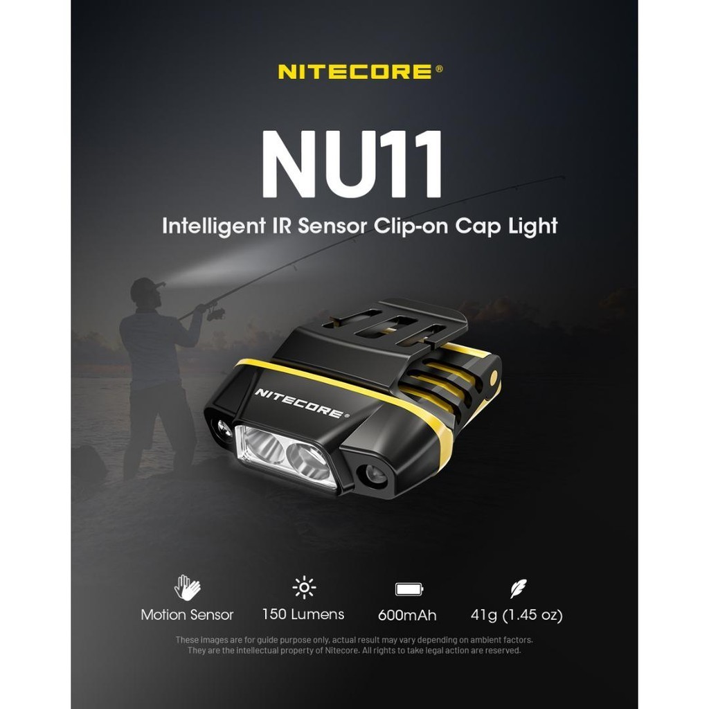 Jual NITECORE Senter Kepala LED Headlamp Dual Beam Motion Sensor USB 150lm - NU11 | Shopee Indonesia