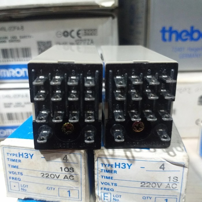 Jual Timer H3y-4 Omron 1s 220v 14 pin | Shopee Indonesia