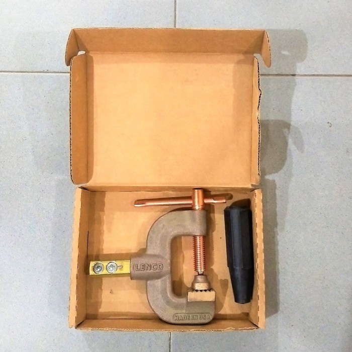 Jual MIG-600 LENCO Ground Clamps Two Oval-Point Screw Klem Clamp 600 ...