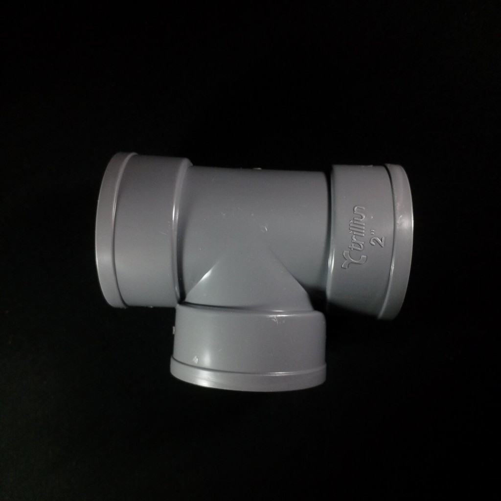 Jual TRILLIUN Sambungan Pipa uPVC Tee DV 2 Inci | Shopee Indonesia