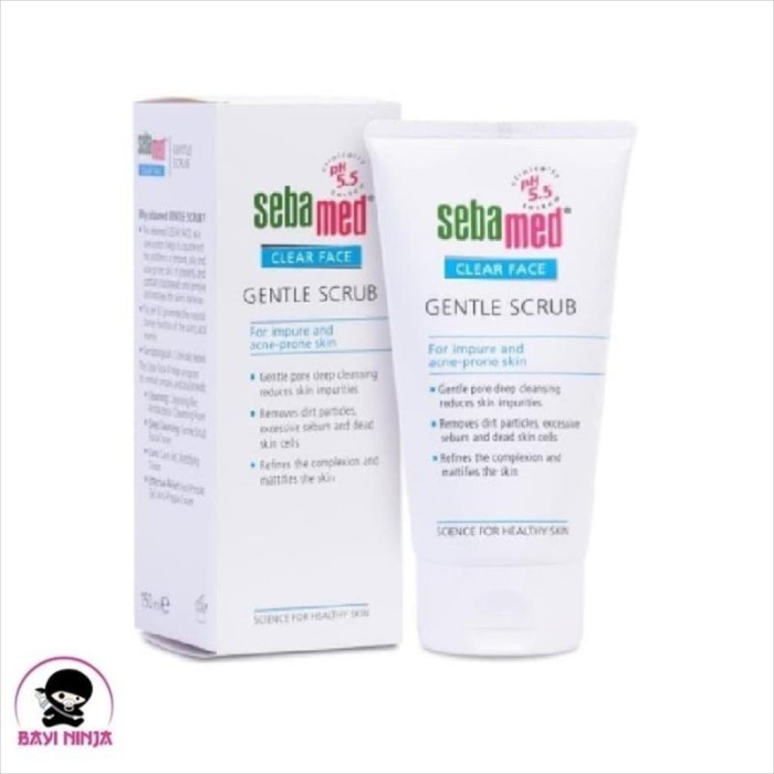 Jual Sebamed Clear Face Gentle Scrub Untuk Kulit Bernyak 150 Ml ...