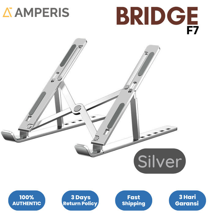 Jual Bridge F7 Alas Laptop Stand Riser 7 Level Ketinggian Alunium ...