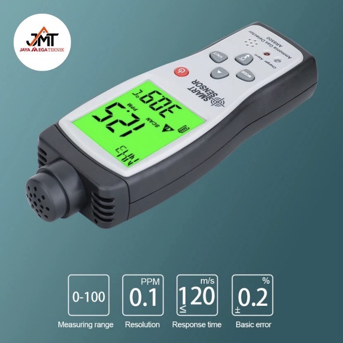 Jual Ammonia Gas Detector NH3 Smart Sensor AR8500 Amonia Tester AR 8500 ...