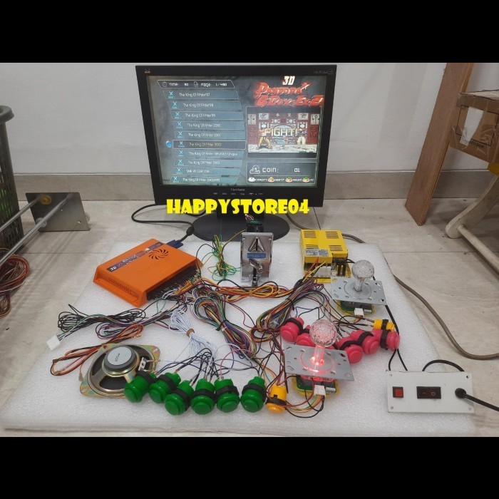 Jual KIT PANDORA BOX ARCADE GBOX EX2 4300 PERMAINAN DING DONG VIDEO GAMES | Shopee Indonesia