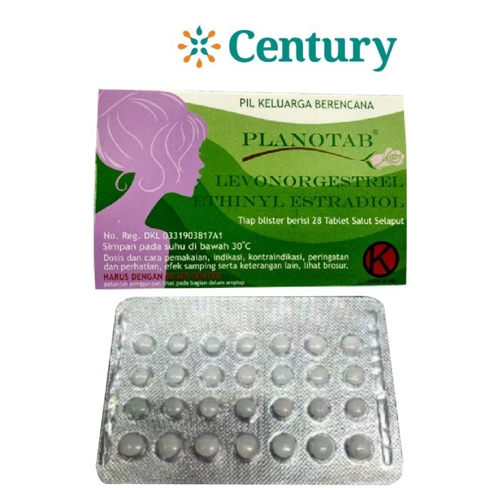 Jual PLANOTAB 1 STRIP ISI 28 TABLET / PIL KB / ORAL KONTRASEPSI ...