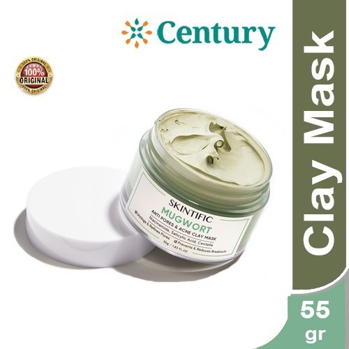 Jual Skintific Mugwort Anti Pores & Acne Clay Mask 55 Gr / Masker Wajah / Perawatan Wajah ...