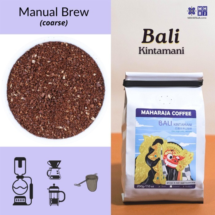 Jual Kopi Arabika Bali Kintamani 1Kg Econo Pack Maharaja Coffee ...