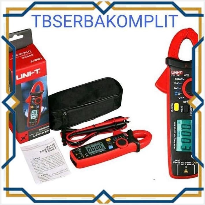 Jual [NYH] UNI-T UT210E MINI AC DC CLAMP AMPERE METER 100A TRUE RMS TANG AMPER DIGITAL UT-210E ...