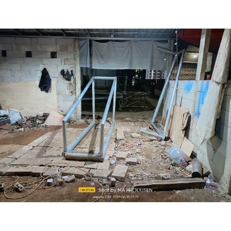 Jual tiang gawang mini soccer 1set murah | Shopee Indonesia