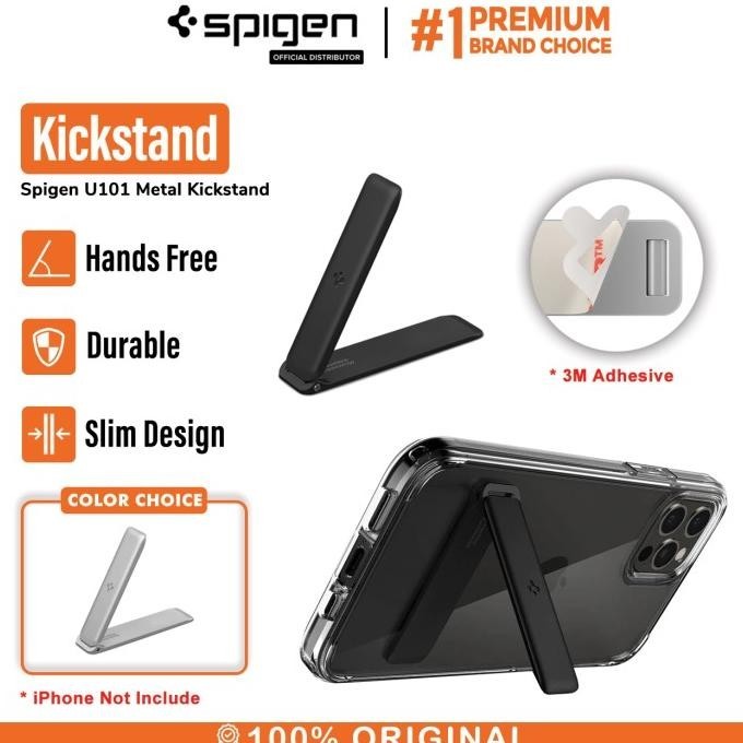 Jual Universal Handphone Stand Spigen U101 Metal Kickstand HP Slim ...