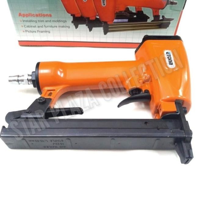 Jual Mesin Staples Angin Kompresor - Etona Air Nailer Gun 1022J Air ...