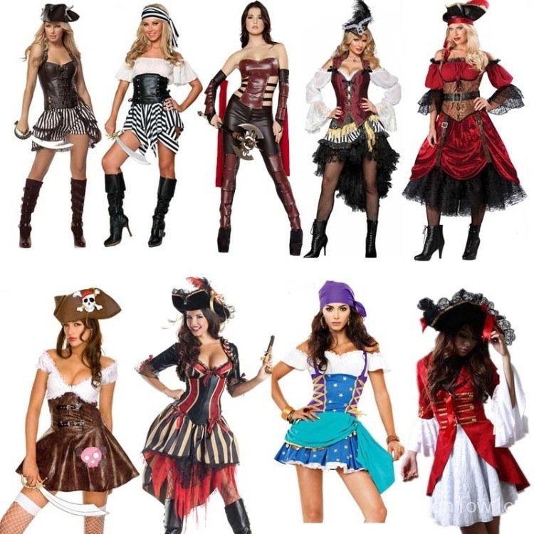 Jual HalloweencosplayPirate Costume Women's Adult Model Pirate Pirates ...