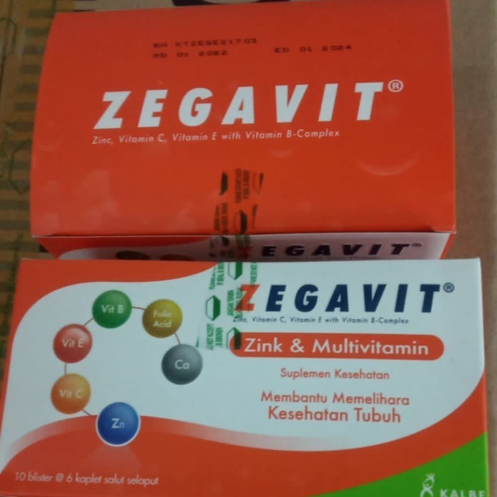 Jual Zegavit Multivitamin Box 60 Tablet | Shopee Indonesia