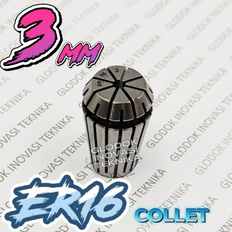 Jual Collet Colet Chuck ER16 ER 16 CNC Router bit Milling Arbor Mata ...