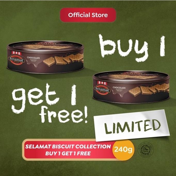 Jual Selamat Biscuit Collection Buy 1 Get 1 Free 240 G | Shopee Indonesia
