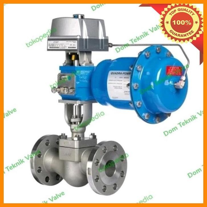 Jual (dtek) control valve neles rotary globe valve series zx 1/2"inch ...