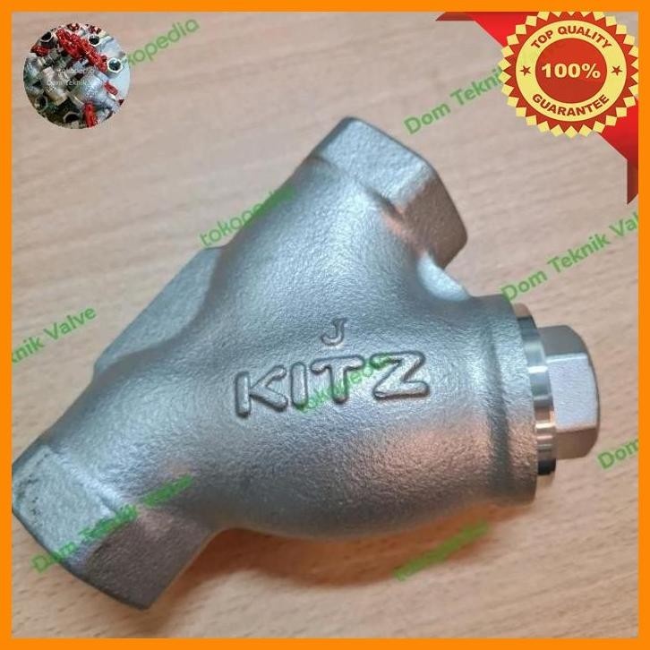Jual (dtek) y strainer kitz 3/4" inch stainless steel 304 20k s13a drat ss304 | Shopee Indonesia
