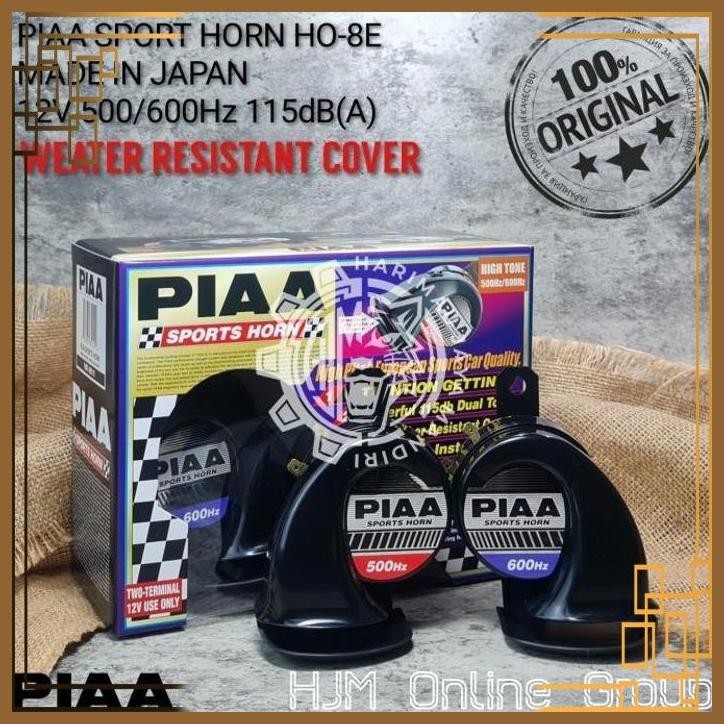 Jual [TGA] KLAKSON PIAA SPORT HORN HO-8E 12V 500/600HZ ORIGINAL MADE IN JAPAN | Shopee Indonesia