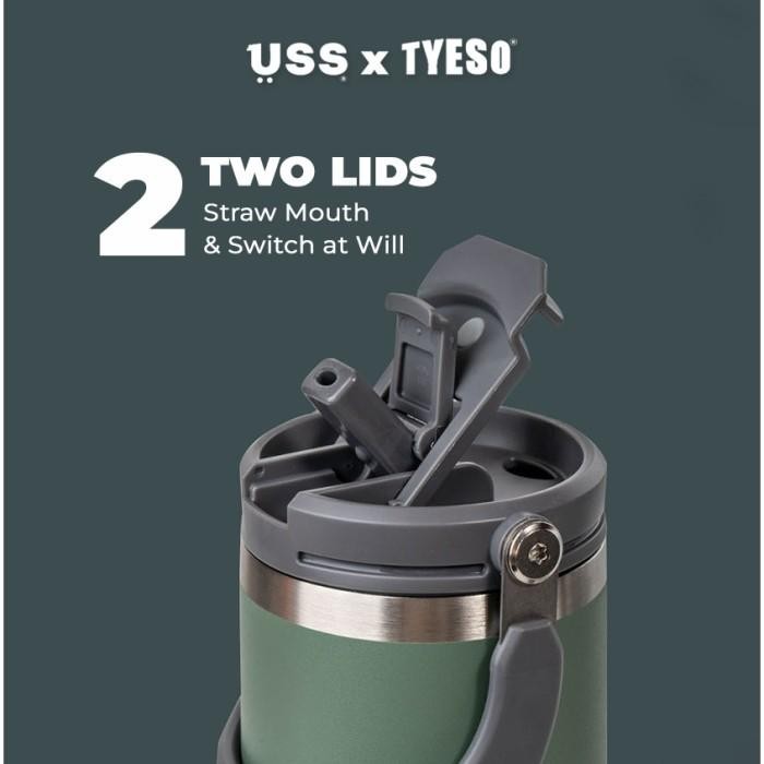 Jual USS X TYESO TUMBLER COFFEE MUG 900 ML AESTHETIC KOREA KANTORAN | Shopee Indonesia