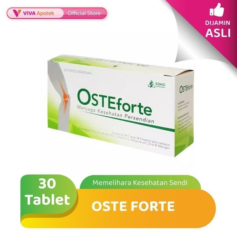 Jual Oste Forte untuk Memelihara Kesehatan Sendi (30 Tablet) | Shopee ...