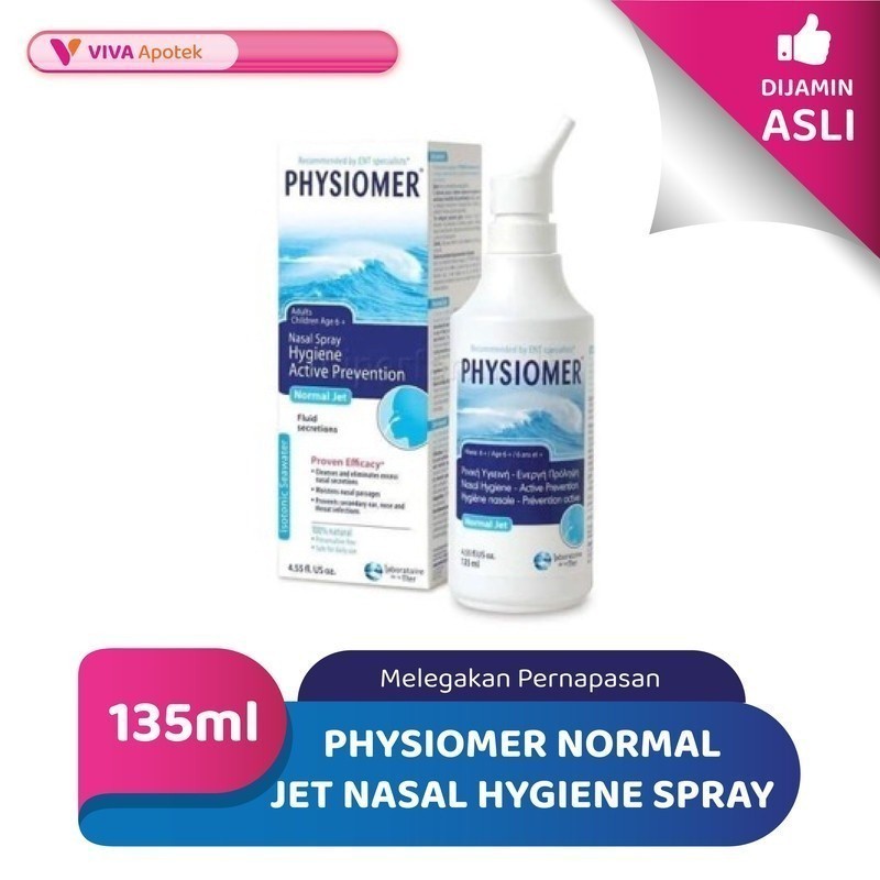 Jual Physiomer Normal Jet Nasal Hygiene Spray Melegakan Pernapasan (135 ...