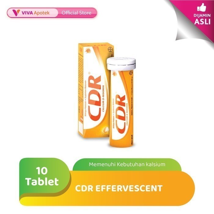 Jual CDR Effervescent Memenuhi Kebutuhan Kalsium (10 Tablet Eff ...
