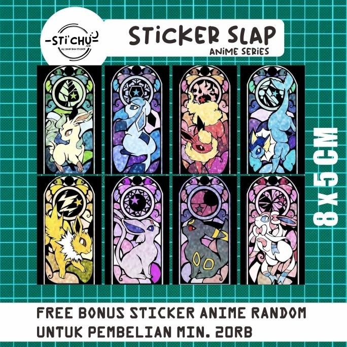 Jual Sticker Slap Pokemon Eevolution Vinyl Anti Air tumbler laptop hp ...
