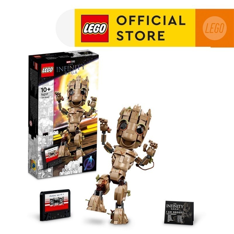 Jual LEGO Super Heroes 76217 I am Groot (476 Pieces), Building Block ...