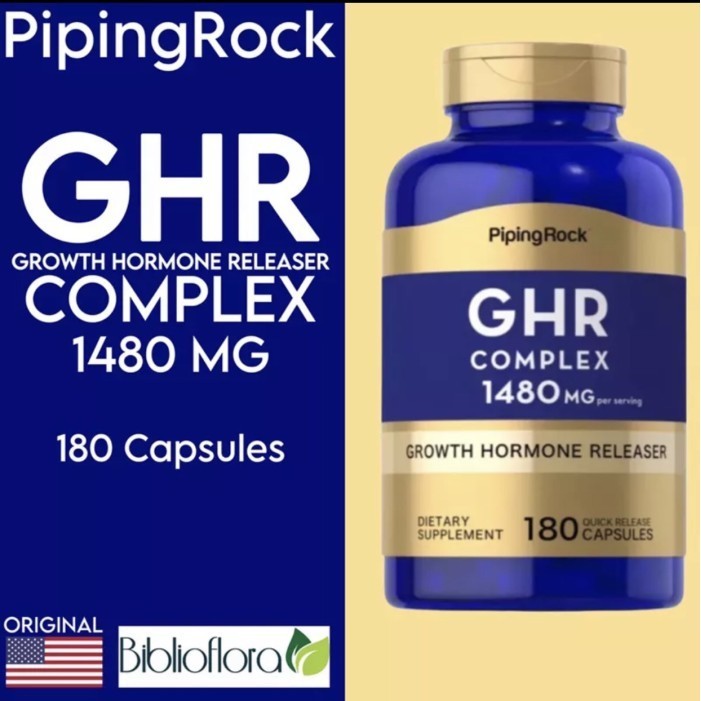 Jual Pipingrock Ghr Complex Growth Hormone Releaser 180 Capsules ...